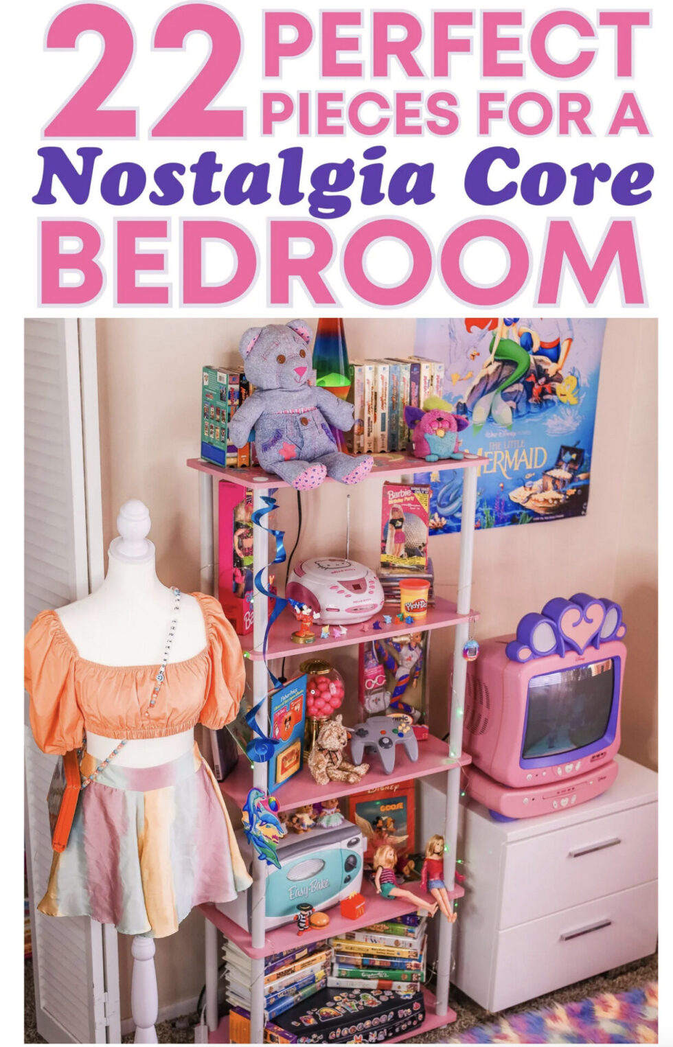 22 PERFECT PIECES FOR A NOSTALGIA CORE BEDROOM - Nostalchicks