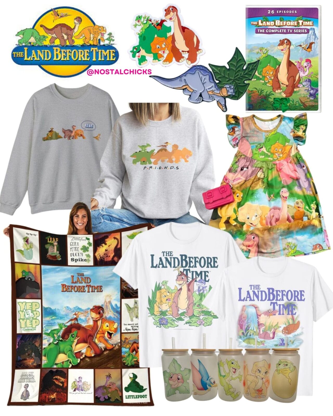 THE LAND BEFORE TIME INSPIRED PIECES - Nostalchicks