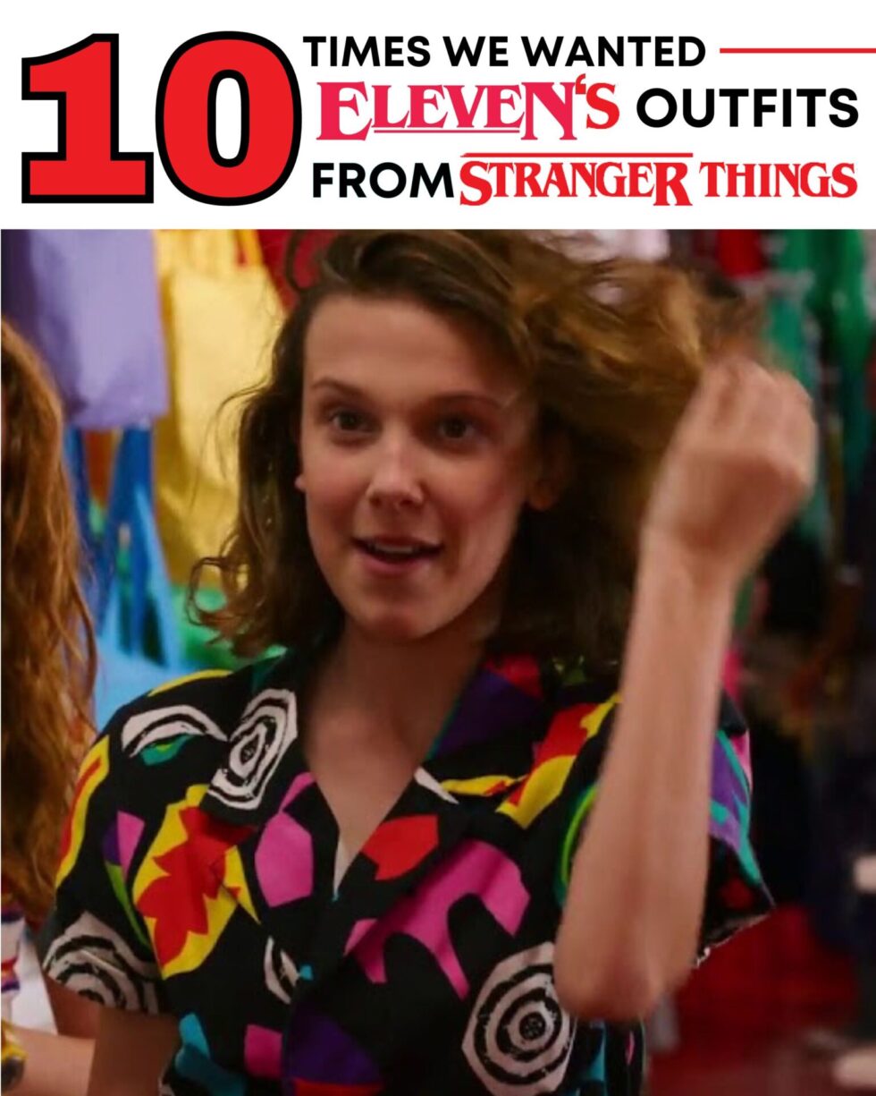 10 TIMES WE WANTED ELEVEN'S OUTFITS FROM STRANGER THINGS - Nostalchicks