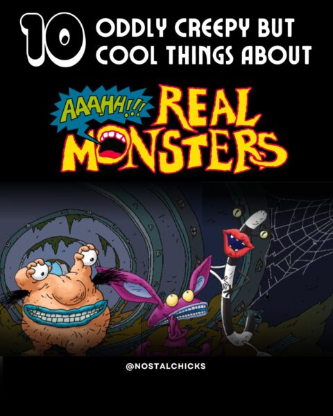 10 ODDLY CREEPY BUT COOL THINGS ABOUT AAAHH REAL MONSTERS - Nostalchicks