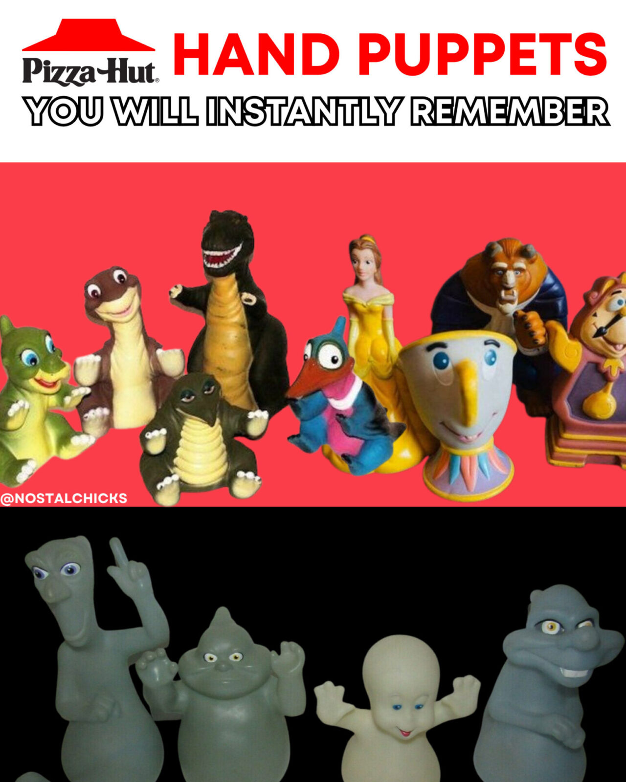 PIZZA HUT HAND PUPPETS YOU WILL INSTANTLY REMEMBER - Nostalchicks
