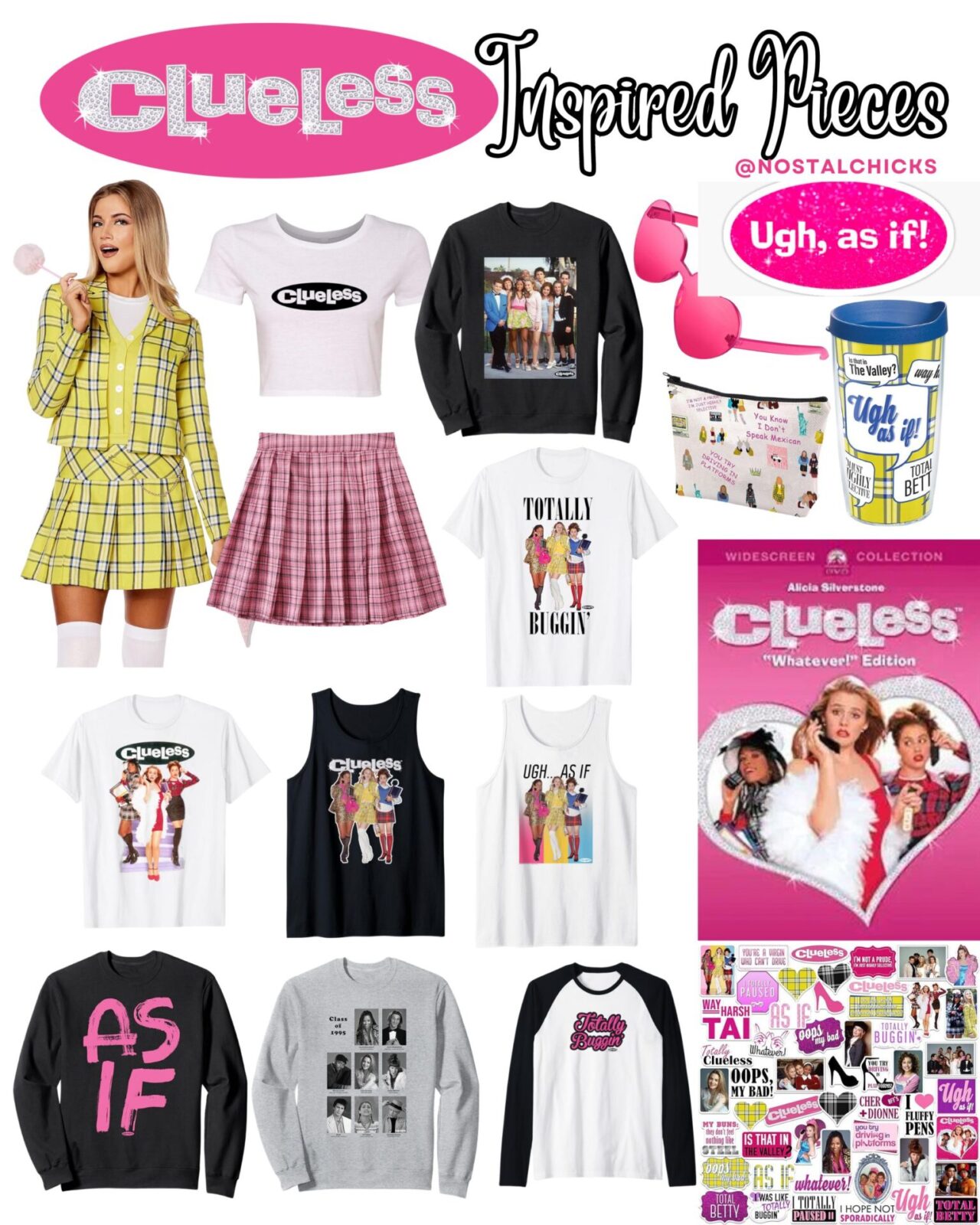 CLUELESS INSPIRED PIECES - Nostalchicks