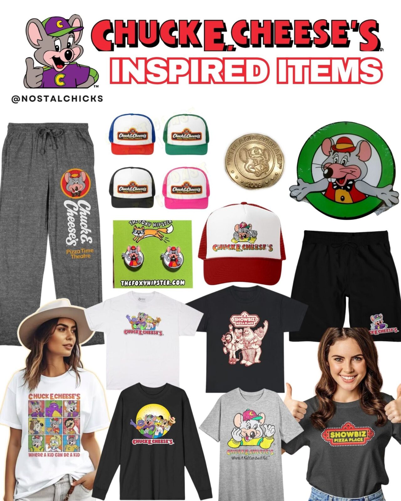 CHUCK E. CHEESE'S - Nostalchicks