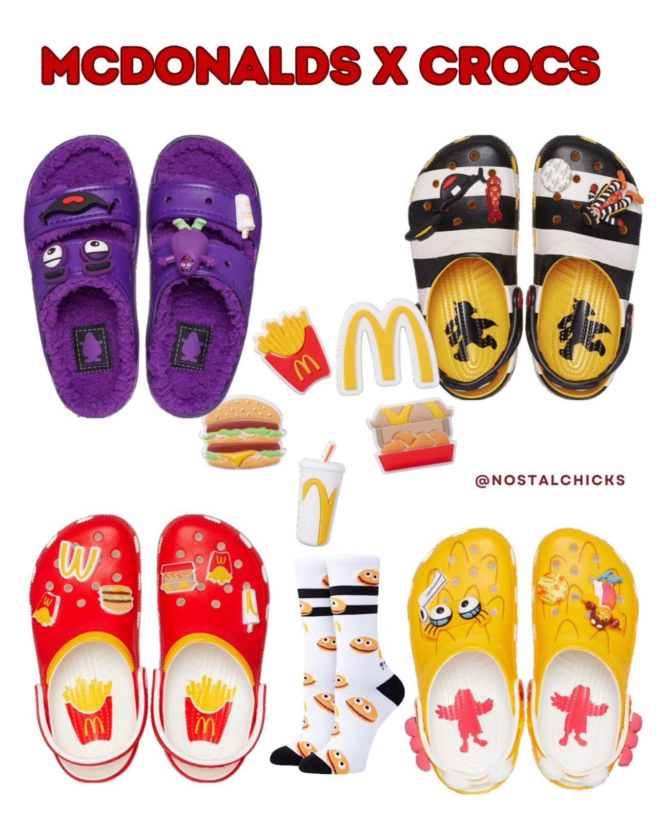 MCDONALDS X CROCS - Nostalchicks