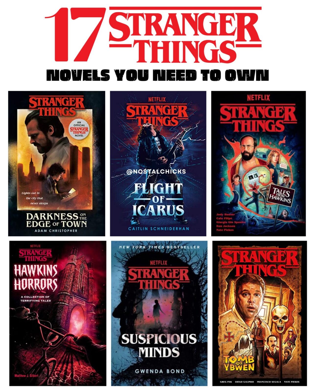17 STRANGER THINGS NOVELS YOU NEED TO OWN - Nostalchicks