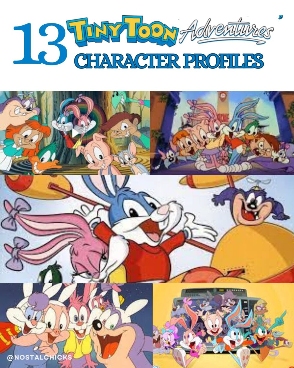 13 TINY TOON ADVENTURES CHARACTER PROFILES - Nostalchicks