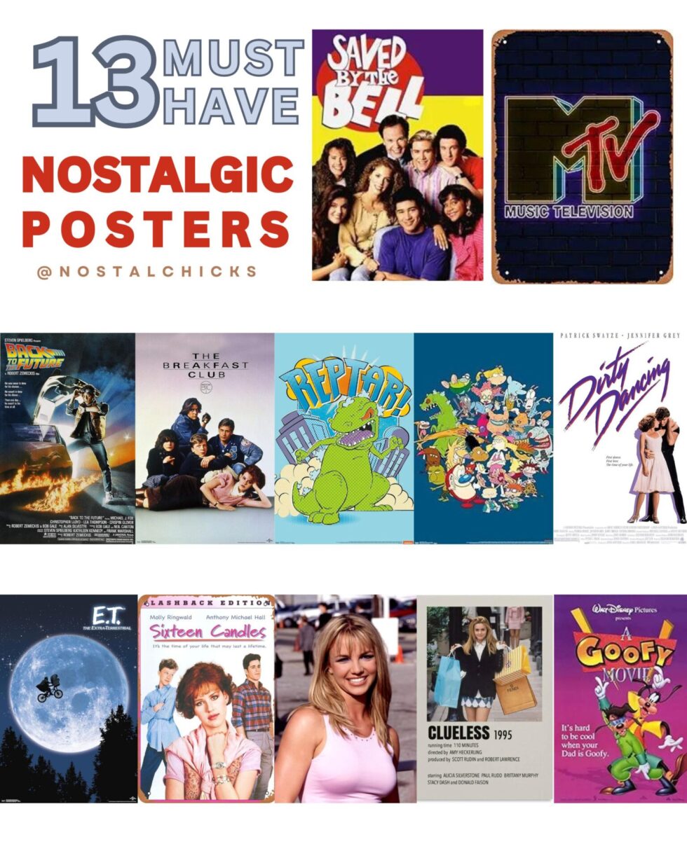13 MUST HAVE NOSTALGIC POSTERS - Nostalchicks
