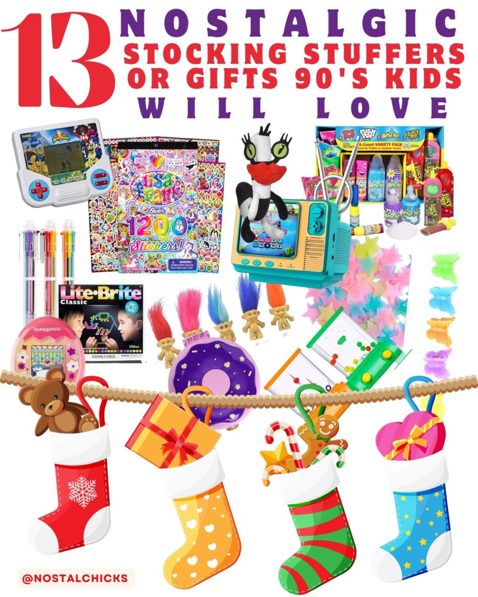13 NOSTALGIC STOCKING STUFFERS OR GIFTS 90'S KIDS WILL LOVE - Nostalchicks