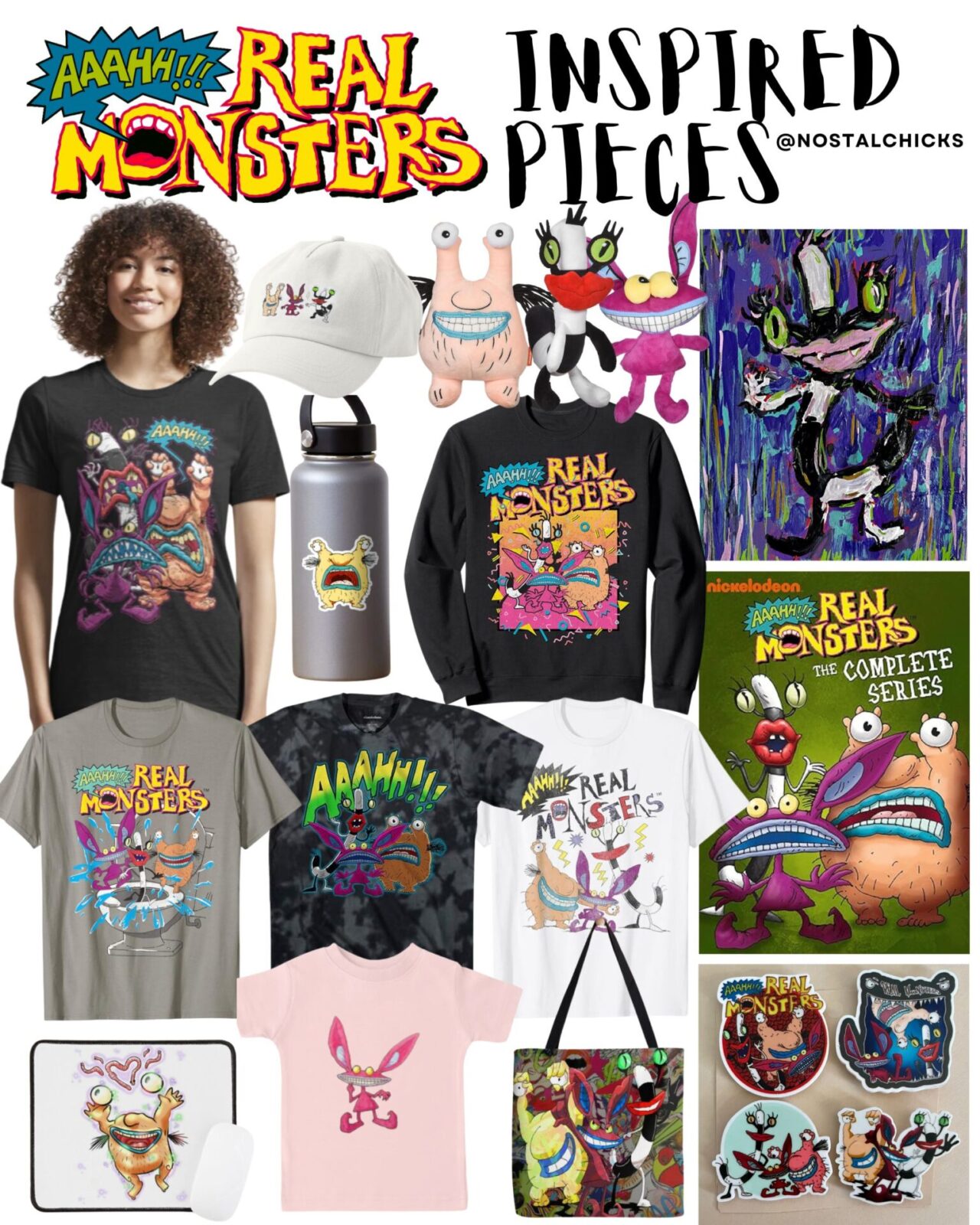 AAAHH!!! REAL MONSTERS INSPIRED PIECES - Nostalchicks