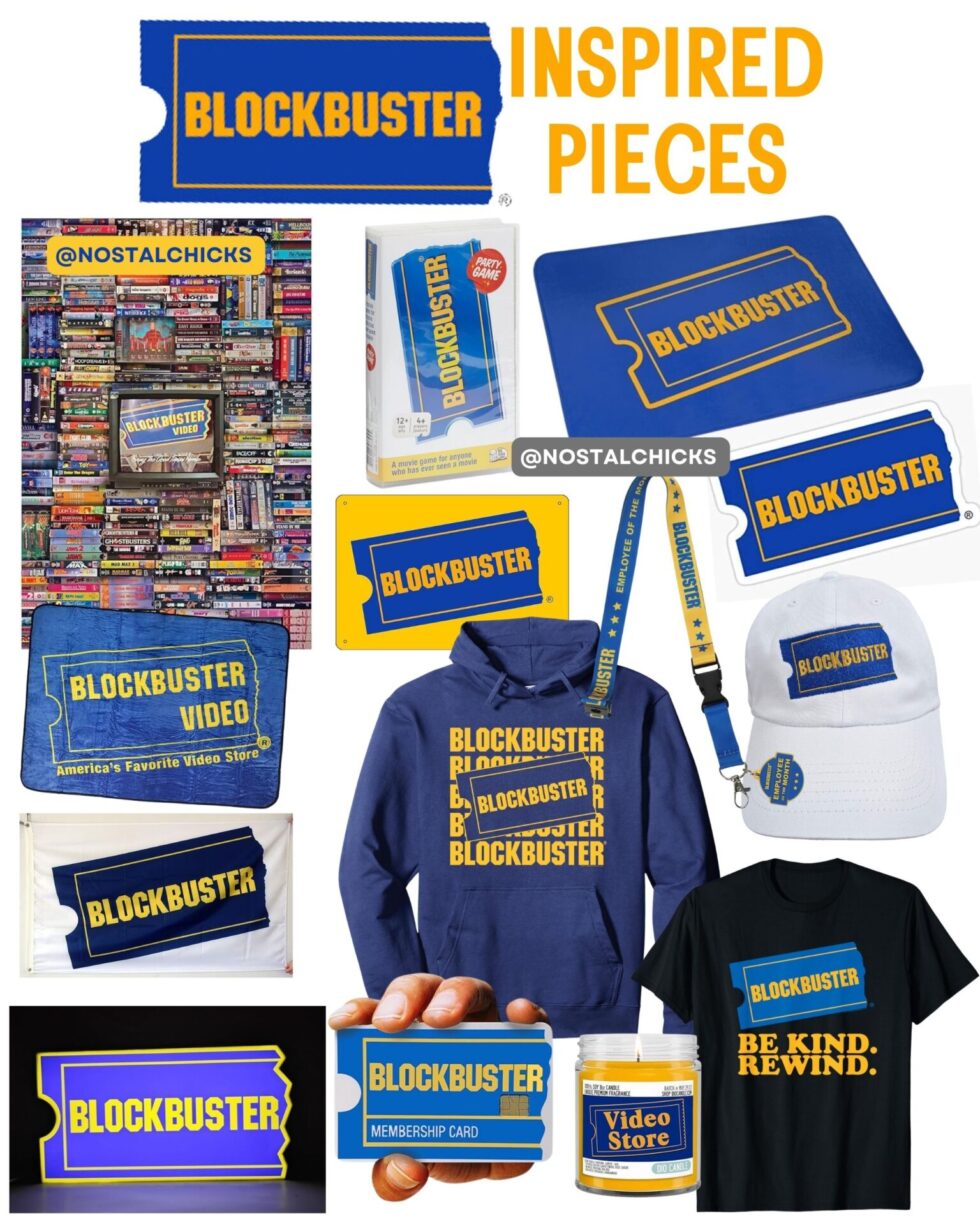 BLOCKBUSTER INSPIRED PIECES - Nostalchicks