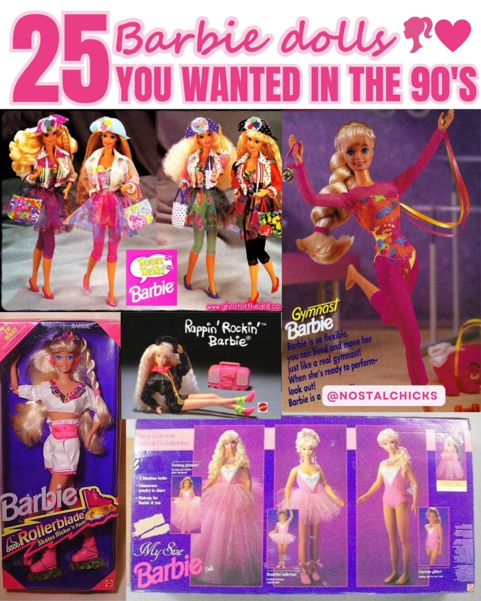 25 BARBIES YOU WANTED IN THE 90’S - Nostalchicks
