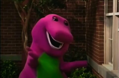 BARNEY "LOOK THROUGH THE WINDOW" SCENE - Nostalchicks