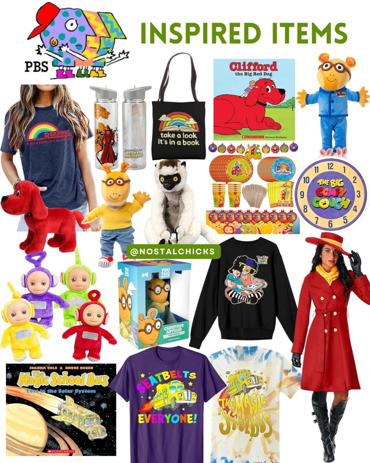 PBS KIDS INSPIRED ITEMS - Nostalchicks
