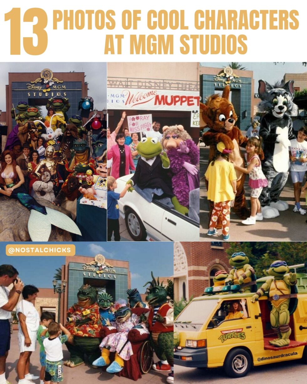 13 PHOTOS OF COOL CHARACTERS AT MGM STUDIOS - Nostalchicks