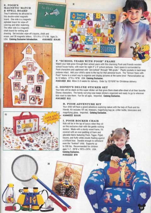 33 DISNEY STORE CATALOG IMAGES THAT WILL GIVE YOU NOSTALGIA - Nostalchicks