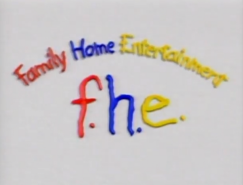 F.H.E. FAMILY HOME ENTERTAINMENT COMPANY LOGO -VHS CAPTURE (1993 ...