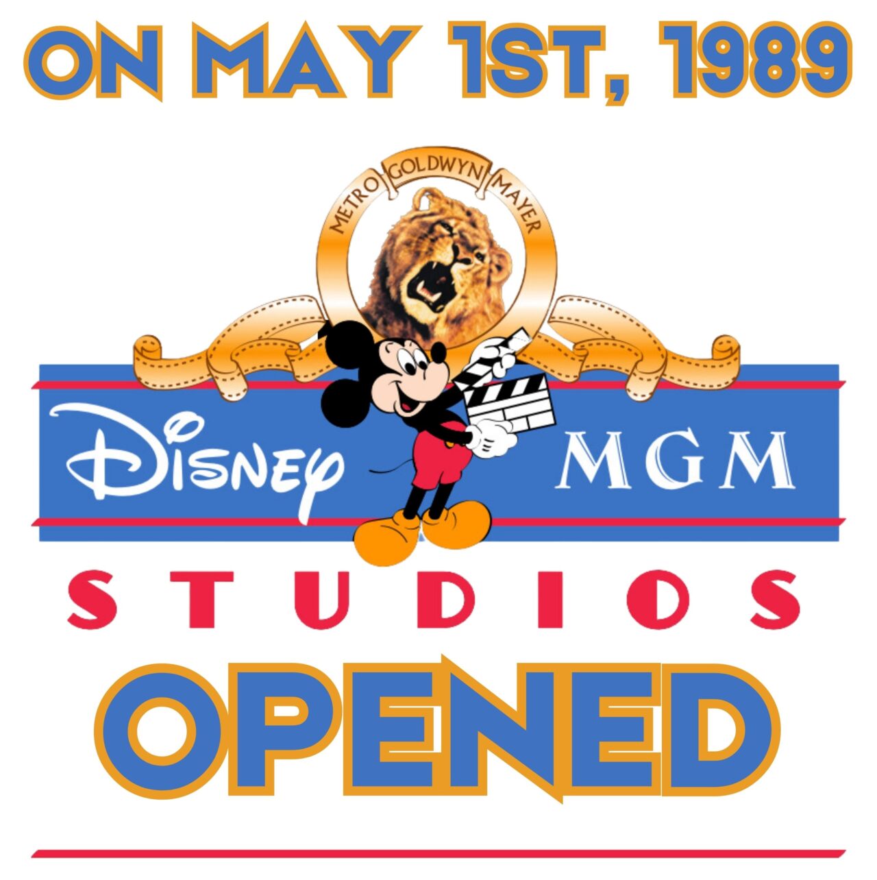 ON MAY 1ST, 1989 DISNEYS MGM STUDIOS OPENED - Nostalchicks