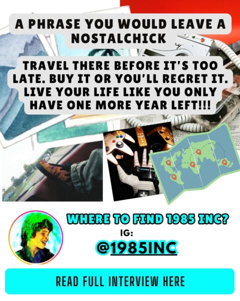 SPOTLIGHT: 4 COOL NOSTALGIC CREATORS - Nostalchicks