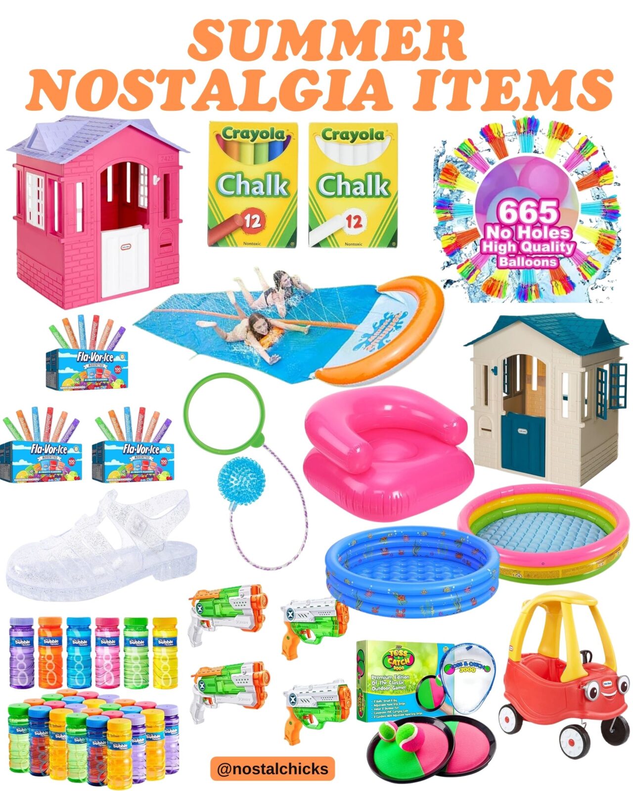 SUMMER NOSTALGIA ITEMS - Nostalchicks