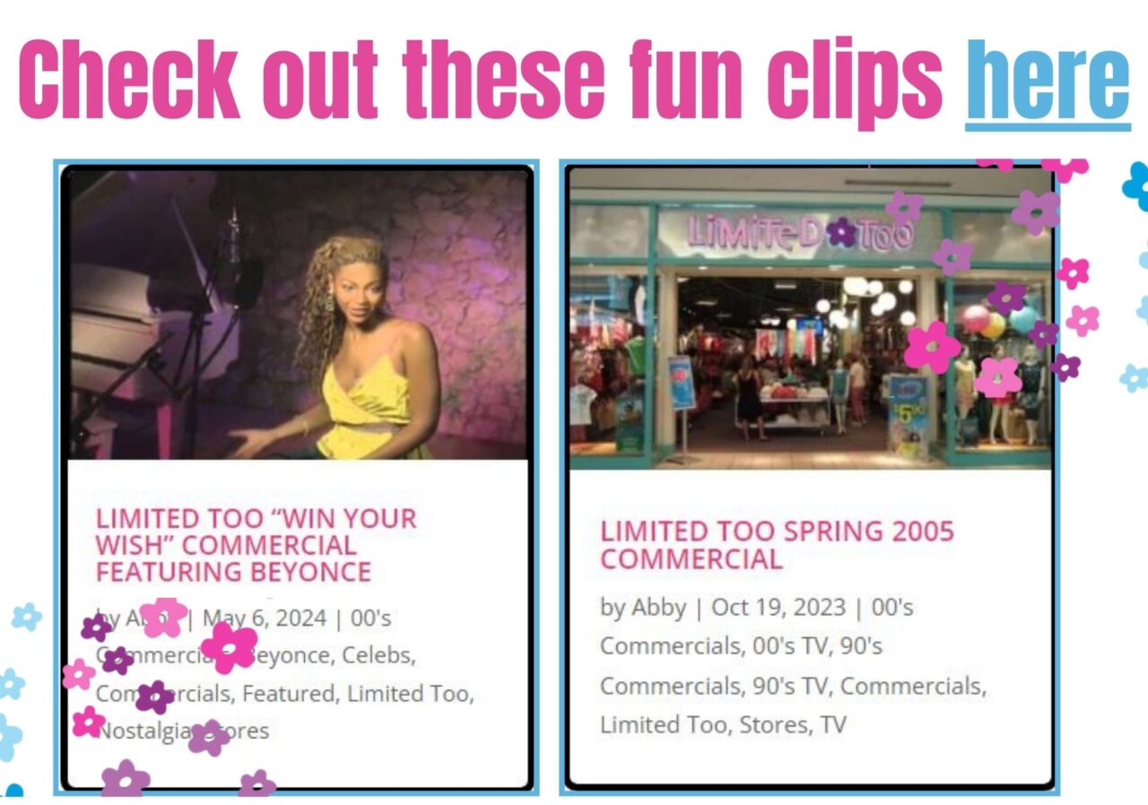 LIMITED TOO COMING BACK? - Nostalchicks