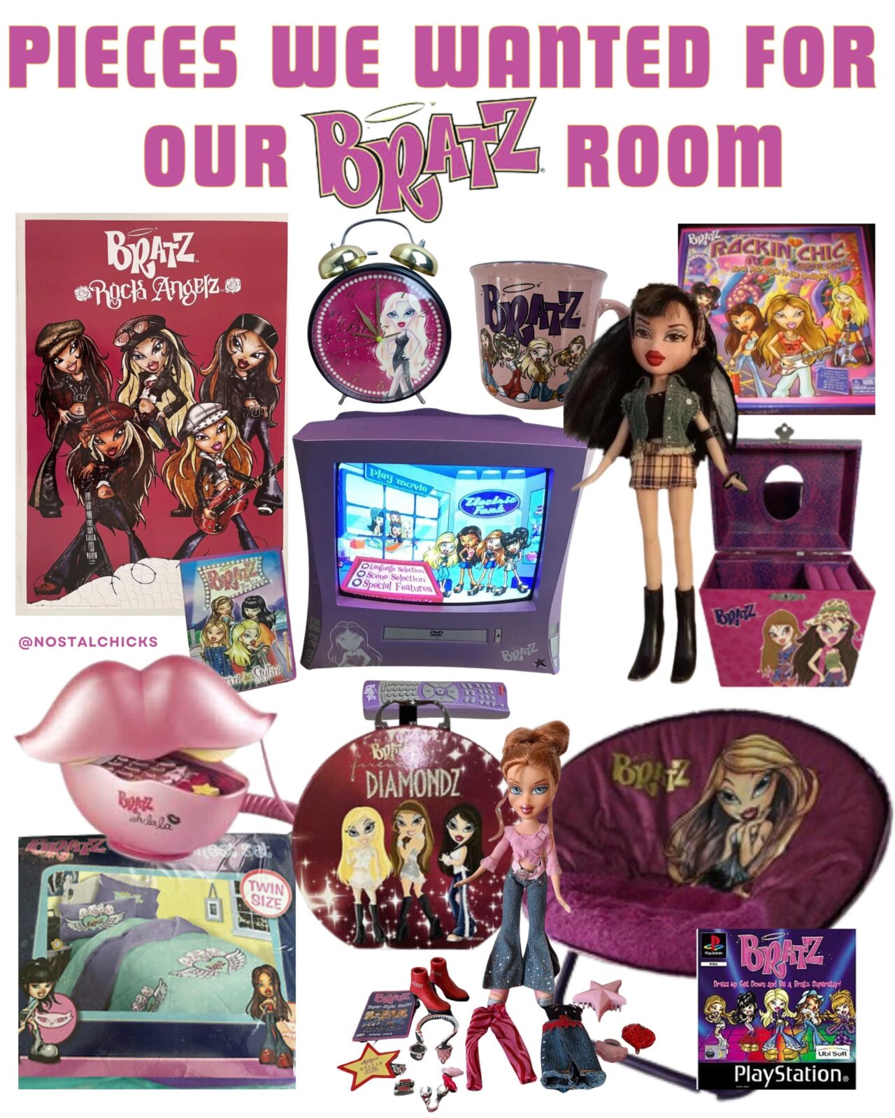 PIECES WE WANTED FOR OUR BRATZ ROOM - Nostalchicks