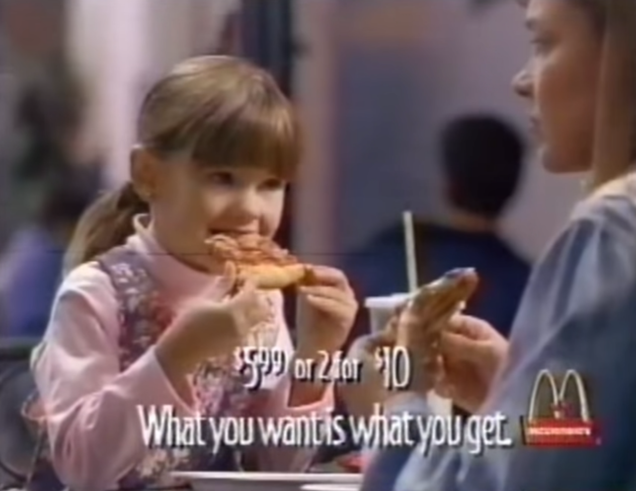 MCDONALD'S PIZZA COMMERCIAL (1993) - Nostalchicks