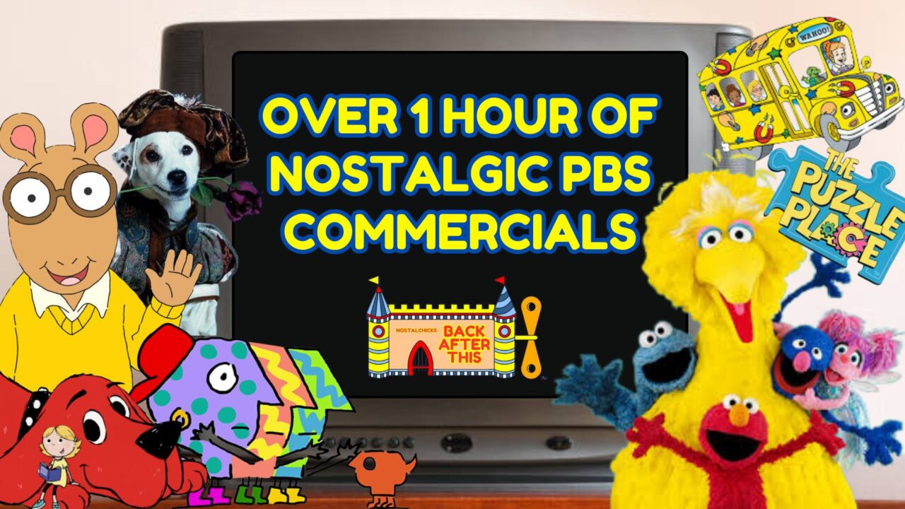 BACK AFTER THIS: OVER 1 HOUR OF NOSTALGIC PBS COMMERCIALS - Nostalchicks