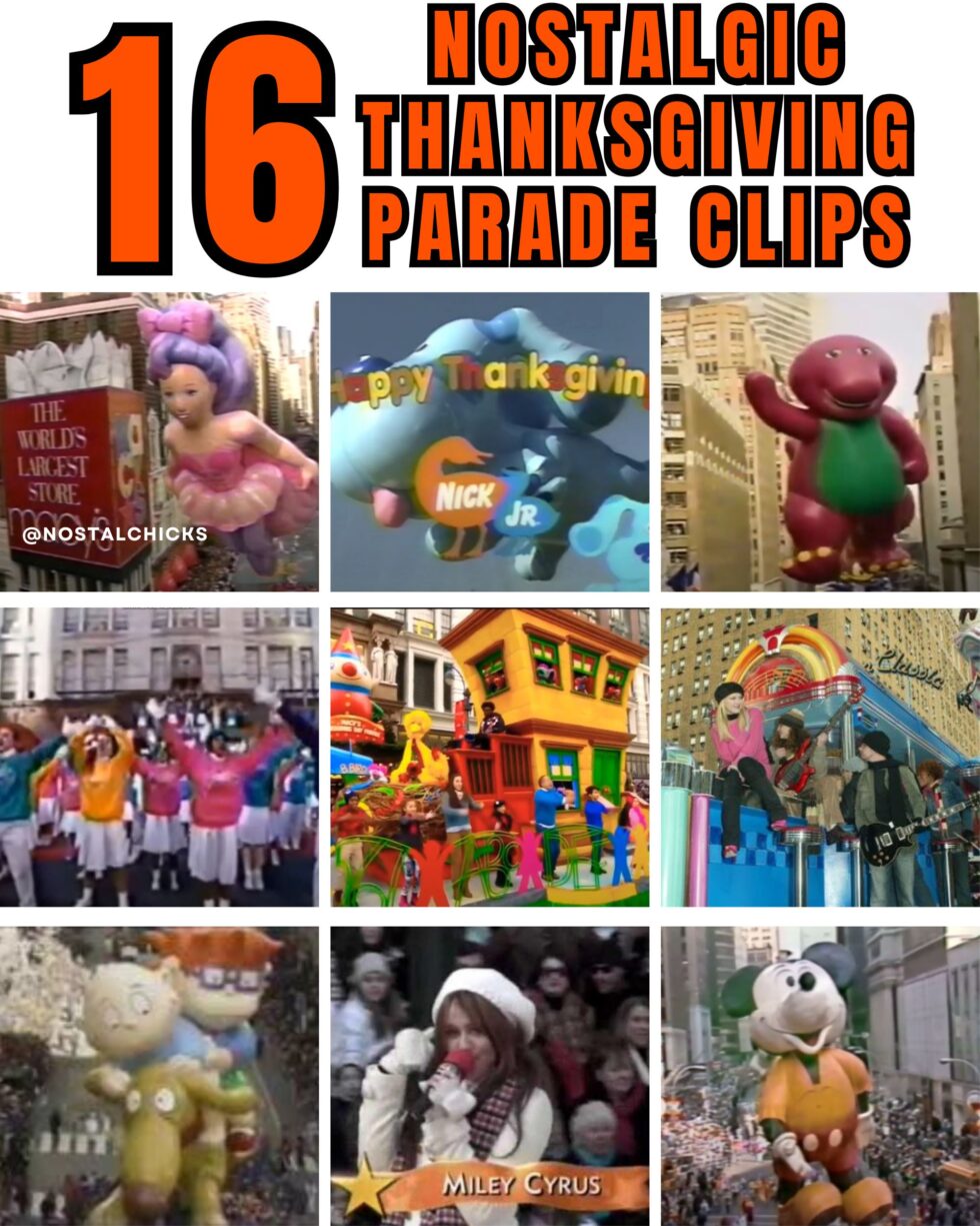 16 NOSTALGIC THANKSGIVING PARADE CLIPS - Nostalchicks