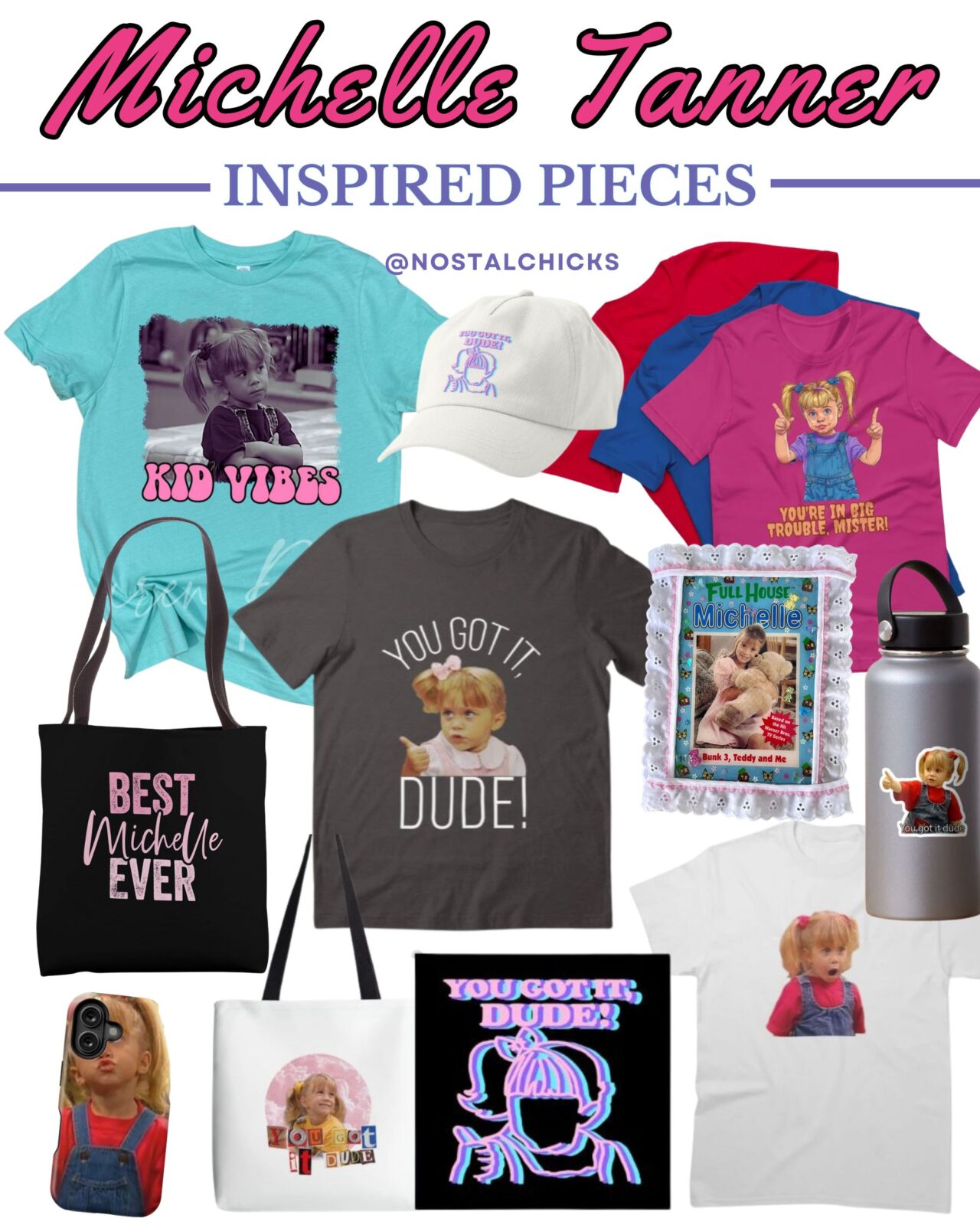 THE ICONIC MICHELLE TANNER DOLL - Nostalchicks