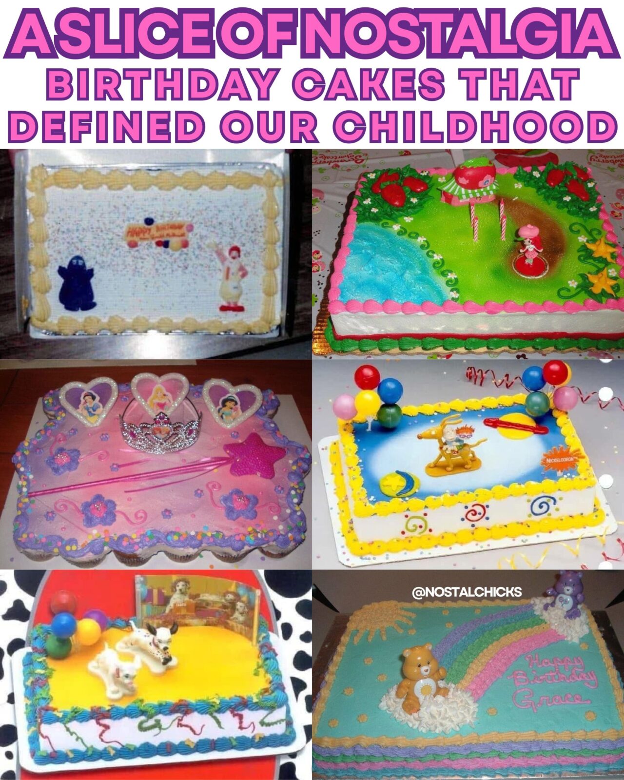 A SLICE OF NOSTALGIA: BIRTHDAY CAKES THAT DEFINED OUR CHILDHOOD ...