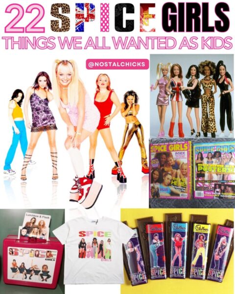 HOW THE SPICE GIRLS GAVE US GIRL POWER AND GLITTER GOALS - Nostalchicks
